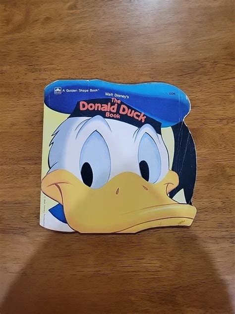 Vintage Walt Disneys The Donald Duck Book A Golden Shape Book 1964