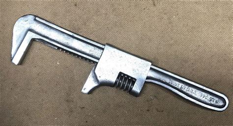 Vintage 11 Auto Maybe Ford Adjustable Monkey Pipe Wrench Made In