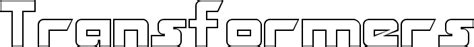 Transformers Font