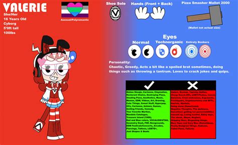 Valerie New Oc Reference Sheet Read Desc By Electricsakura16 On