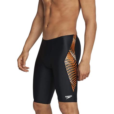 Speedo Mens Swimsuit Jammer Powerflex Printed Team Colorscoded Speedo
