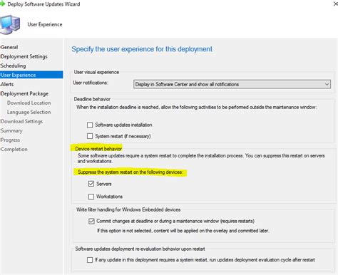 Sccm Reboot Schedule Microsoft Qanda