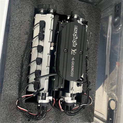 Gs V12 Gasoline 4 Stroke Miniature Engine Model 72cc With Starter