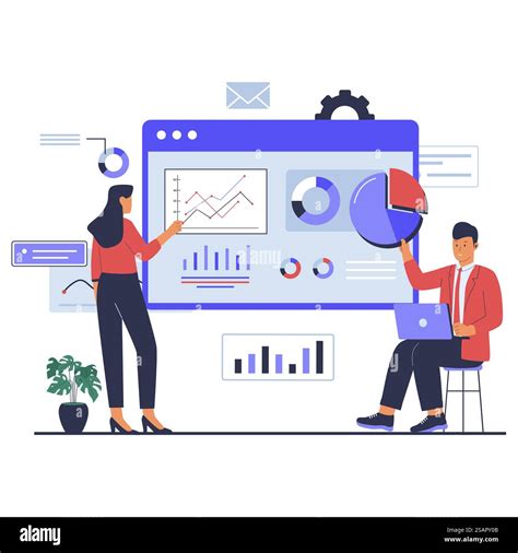 Business Team Analytics Concept Illustration Data Analysis And