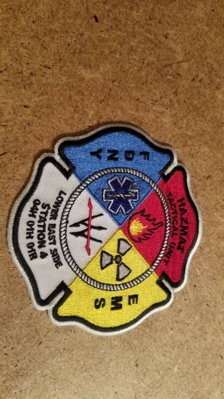 Fdny Ems Hazmat Tactical Unit Station 4 Lower East Side Patch Antique Price Guide Details Page