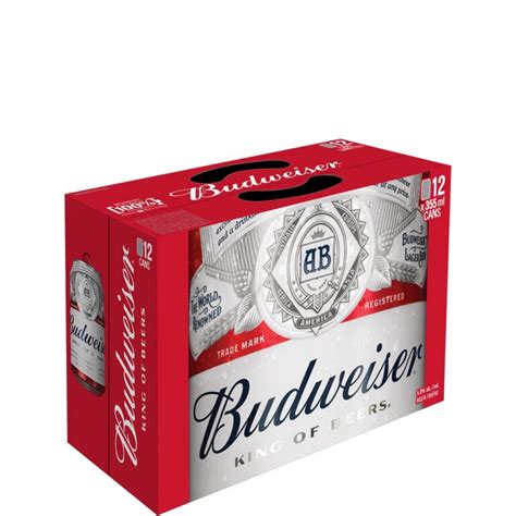 Budweiser 12 Pack Cans Newfoundland Labrador Liquor Corporation
