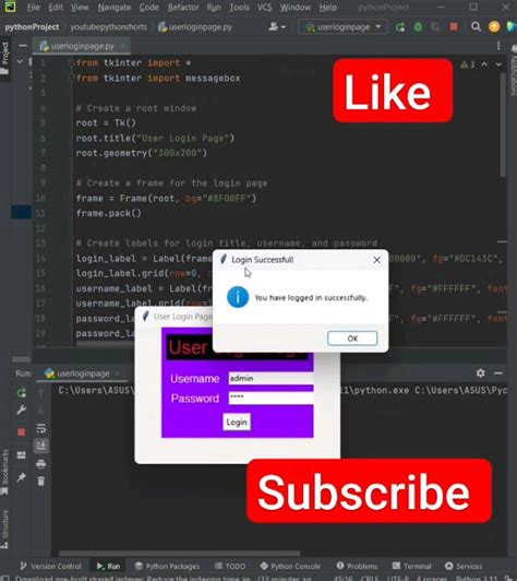 Quick Creat A Login Option In Python Coding Login User Matplotlib