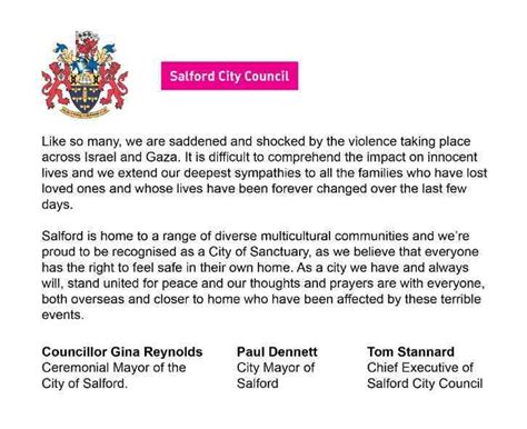 Council Chiefs Issue Statement On The Conflict In Israel As Trapped
