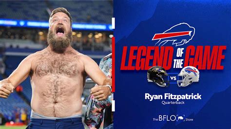 Ryan Fitzpatrick Announced As The Bills Legend Of The Game For The
