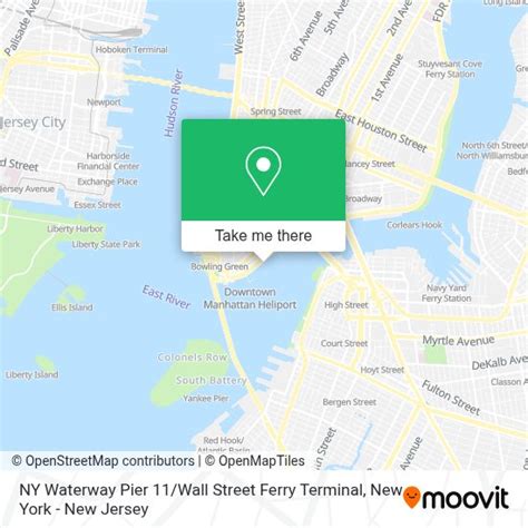 How To Get To Ny Waterway Pier 11 Wall Street Ferry Terminal In