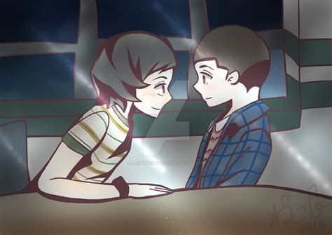 Fan Art Mike And Eleven Stranger Things By Nekoushiromiya On Deviantart