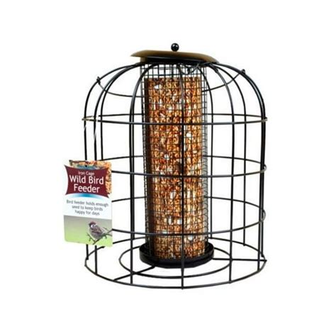 Kole Imports Ge092 4 Iron Wire Cage Bird Feeder Pack Of 4 Walmart