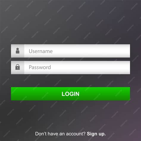 Premium Vector Login Form Page Password Screen Layout