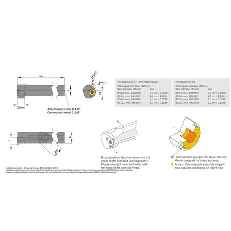 Simturn E3 Klemmhalter Stahl Innenbearbeitung D3175 Mm L200 Mm