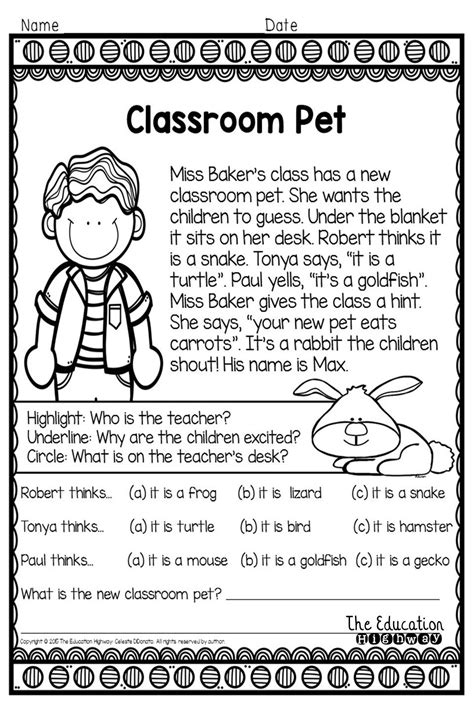 Reading Fluency Passages Grade 4