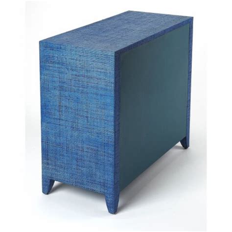 Amelle Blue Raffia Accent Chest 1 Fred Meyer