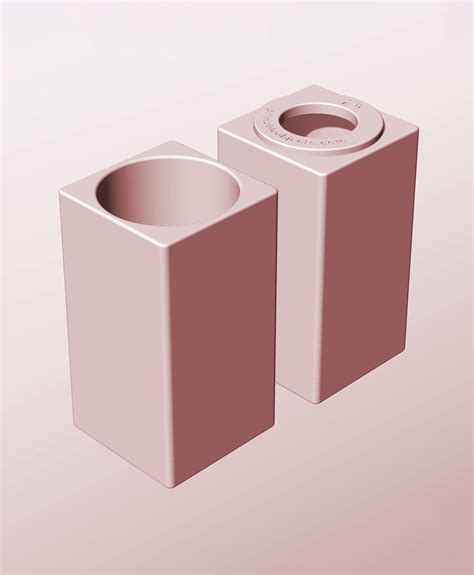Cs68 140 P Stackable Pierced Bin Box Module For Creative Decor 3d