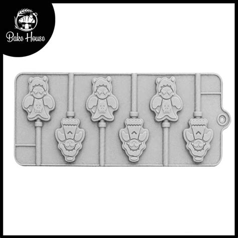 Angel And Demon Silicone Lollipop Mold 6 Cavity Bakehousepk