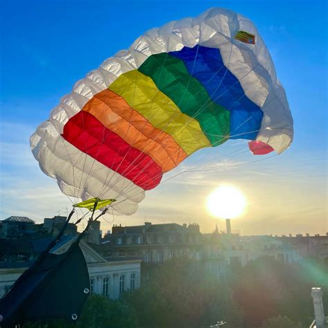Rainbow Mini Parachute White