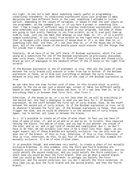 04 Conditional Statements Pdf Computer Science Software Engineering