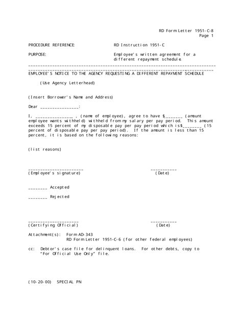 Rd Form 1951 C 8 Fill Out Sign Online And Download Printable Pdf