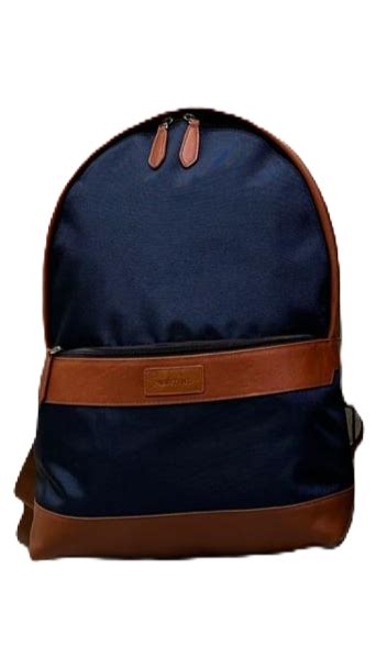 Morral Tipo Barbour Inglés En Lona Y Cuero Oxford Store