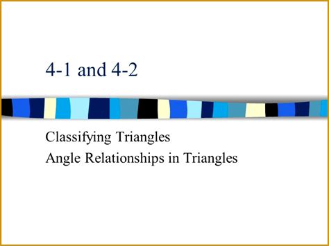 4 Classifying Triangles Worksheet Fabtemplatez