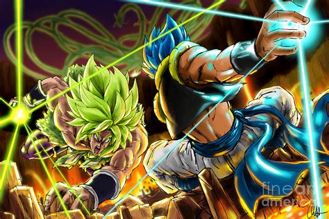 Gogeta Blue Vs Broly By Zephx 60 Off