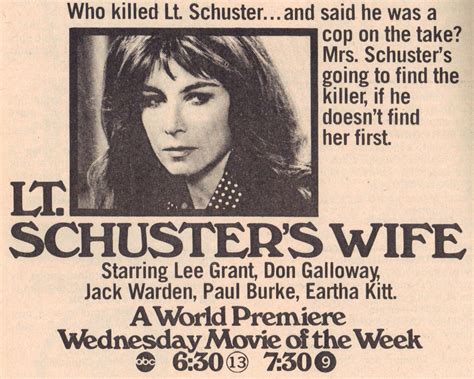 Lieutenant Schusters Wife 1972