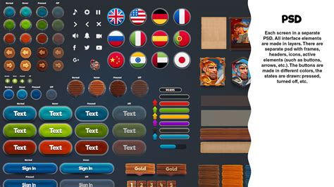 Artstation Royal Gui Game Assets