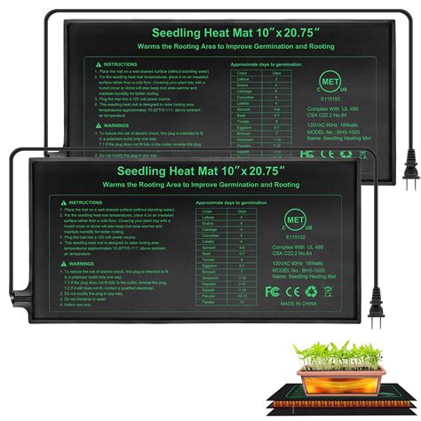 Tapis Chauffants Pour Semis Coussin Chauffant Hydroponique Chaud
