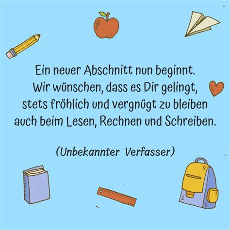 Neun Schöne Gedichte Zum Schulanfang And Einschulung