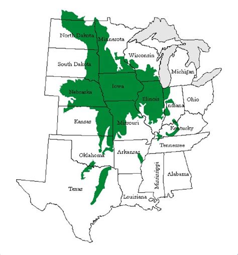 5 Historic Distribution Of Tallgrass Prairie In North America Source