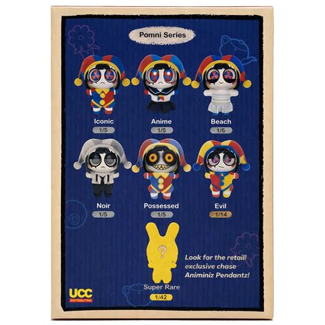 Toy Temple Pomni Series The Amazing Digital Circus Animiniz Pendantz