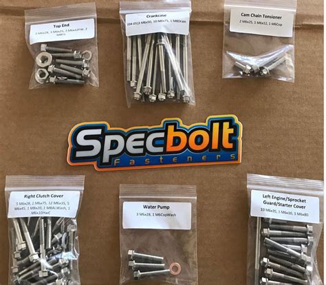 Suzuki Engine Bolt Kit Nickel Würks