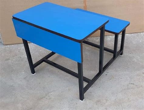 Mild Steel Blue Class Room Dual Desk Bench 2 Seater At Rs 2000 In Indore