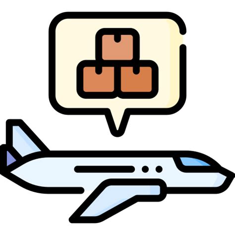 Cargo Plane Special Lineal Color Icon