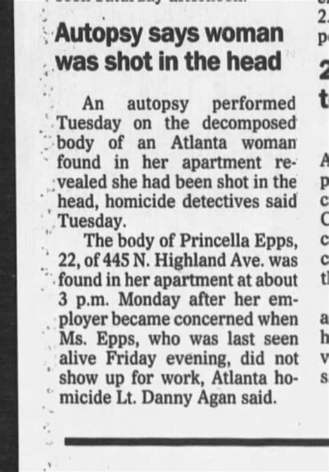 Princella Eppes Project Cold Case