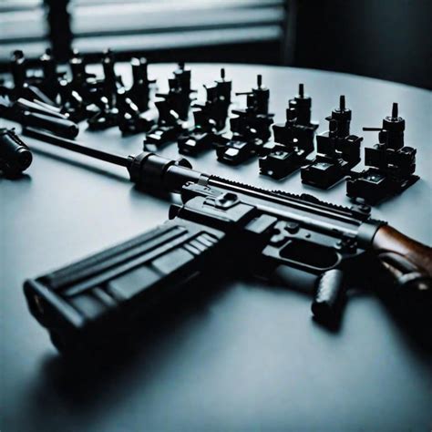 Gun And Bullets Premium Ai Generated Image