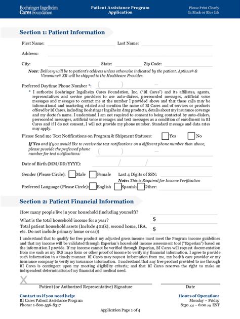 Pfizer Patient Assistance Program Application 2025 Wendy M Kerns