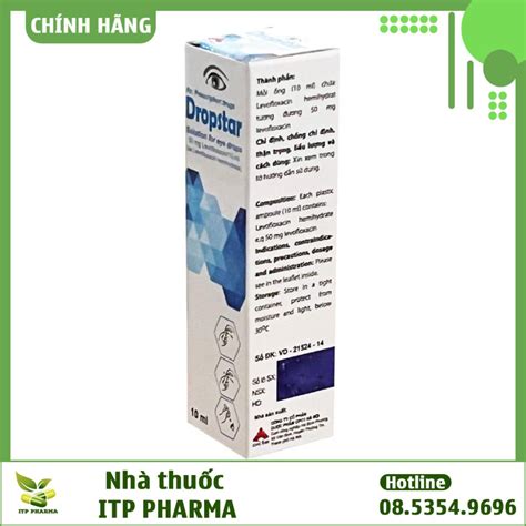 Thuốc Dropstar 10ml điều Trị Viêm Mắt Dự Phòng Viêm Mắt Itp Pharma