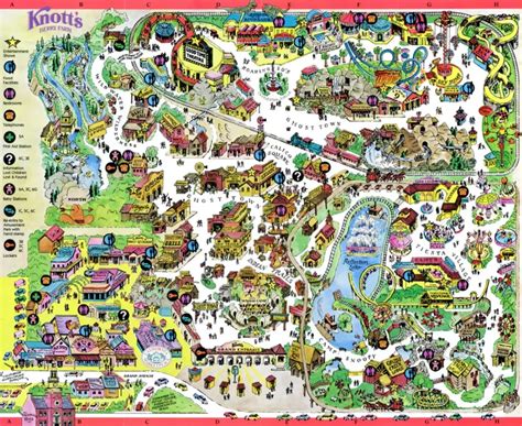 Old Knotts Berry Farm Maps 1943 To 2025 Archive