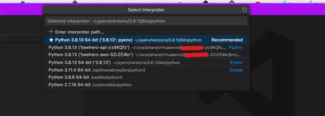 Version 1802 Cant Switch Anymore Between Python Interpreters