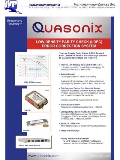 Low Density Parity Check Ldpc Error Correction System