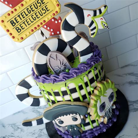 Beetlejuice Cake Tutorial