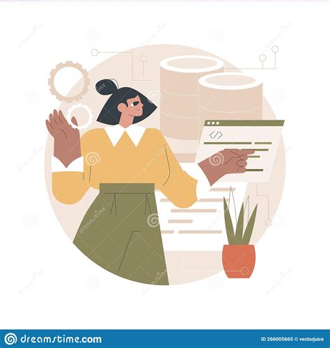Big Data Programming Abstract Concept Vector Illustration Stock Vector