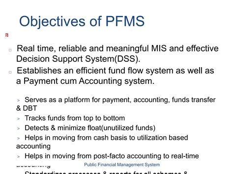 Public Financial Management System Pfms And Dbtpptx