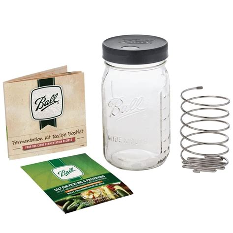 Ball Fermentation Kit Lid Spring And Jar Clean Food Living
