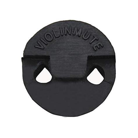 Violinviola Double Hole Mutes Circular Round Tourte Style Rubber