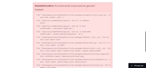 i am unable to solve the problem while deploying in streamlit cloud ☁